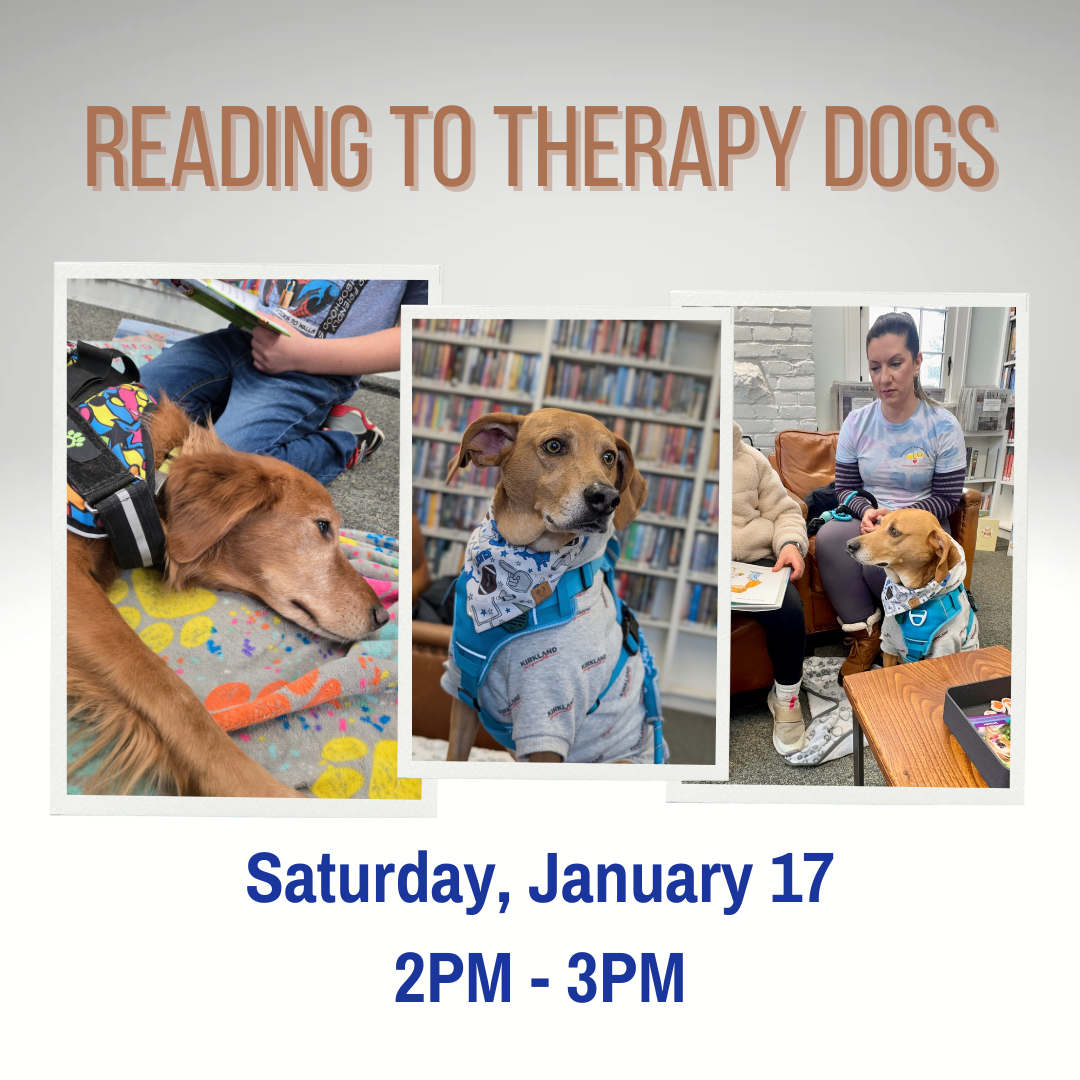 Reading to Therapy Dogs — Franklin Public Library