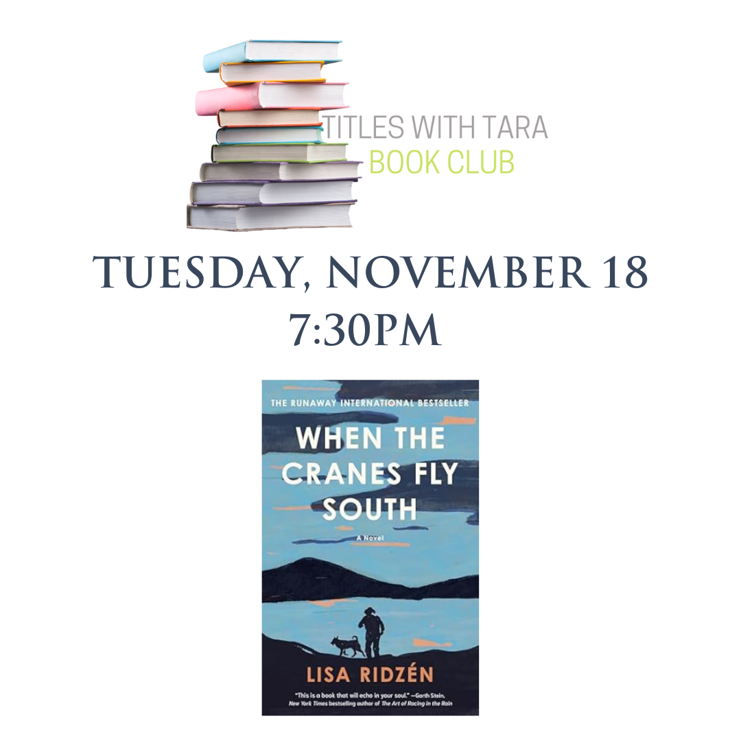 Titles with Tara: When the Cranes Fly South — Franklin Public Library